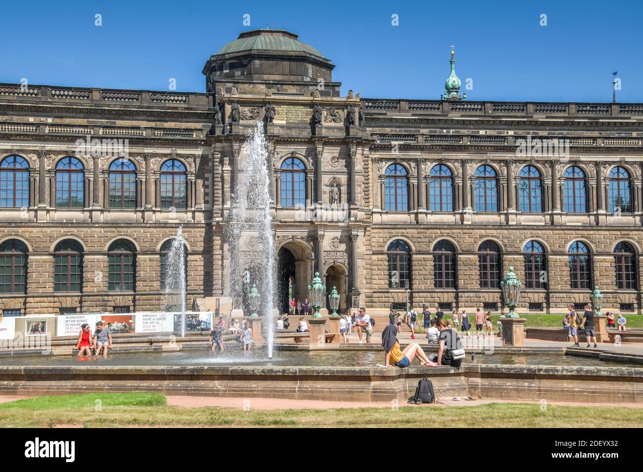 Gemäldegalerie Alte Meister, Sempergalerie, Zwinger, Dresden, Sachsen, Deutschland Stock Photo ...