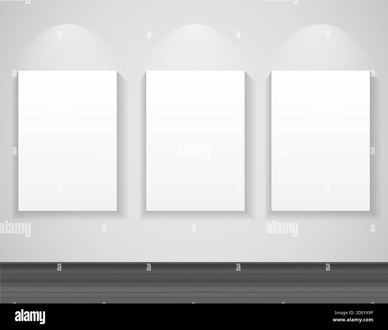 Frame on Wall for Your Text and Images, Illustration Stock Photo - Alamy