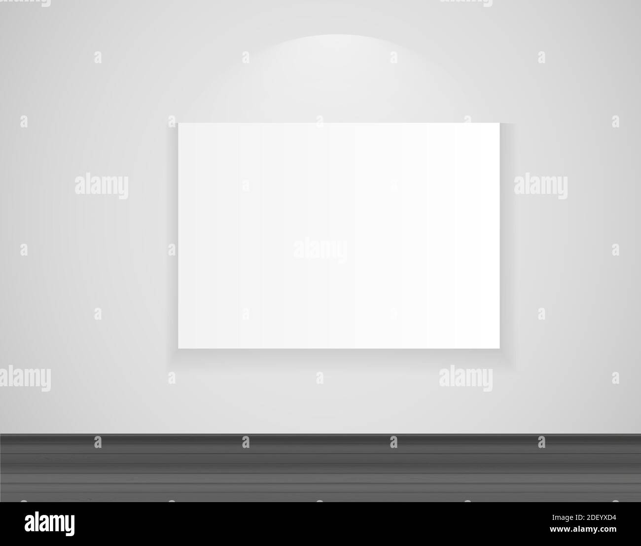 Frame on Wall for Your Text and Images, Illustration Stock Photo - Alamy