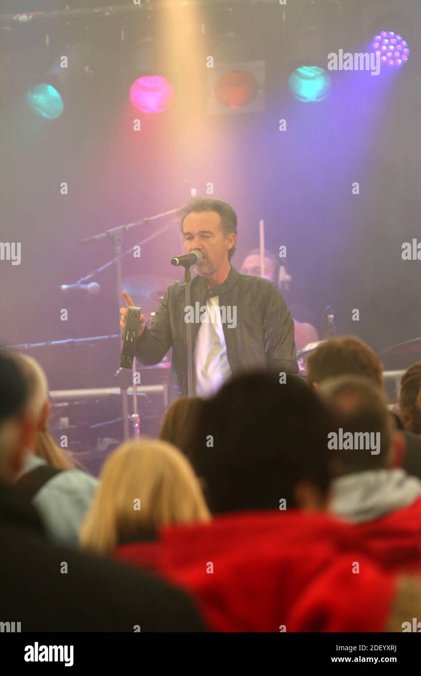 Scottish singer Owen Paul performing at the Burns an a that festival in ...