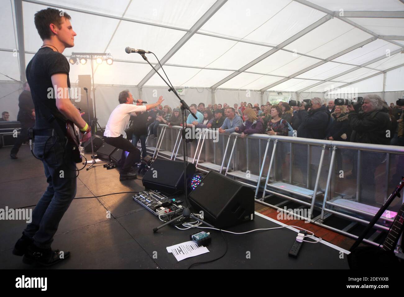 Scottish singer Owen Paul performing at the Burns an a that festival in ...