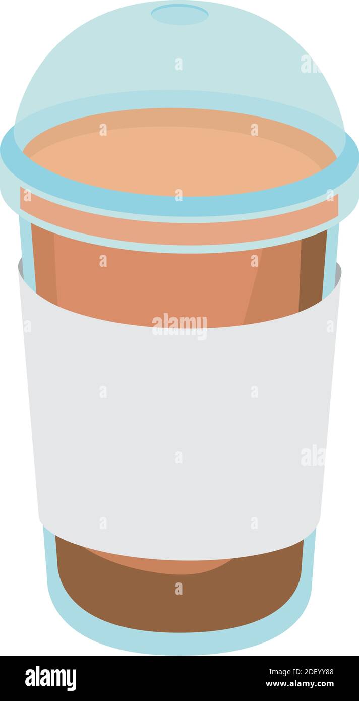 coffee cup with transparent lid Stock Vector Image & Art - Alamy