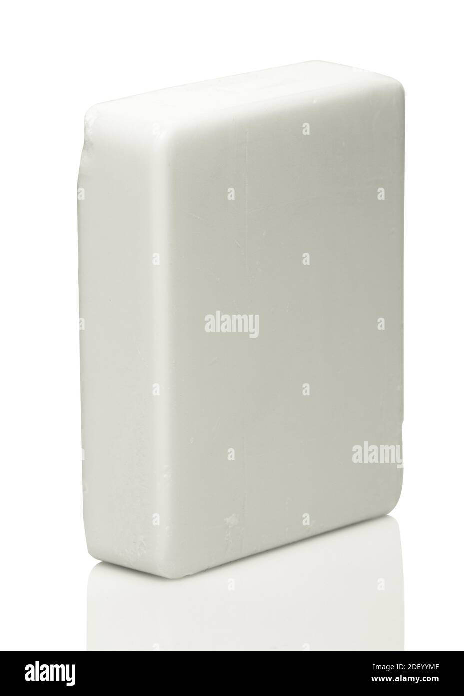 Rectangular piece of soap isolated on a white background Stock Photo ...
