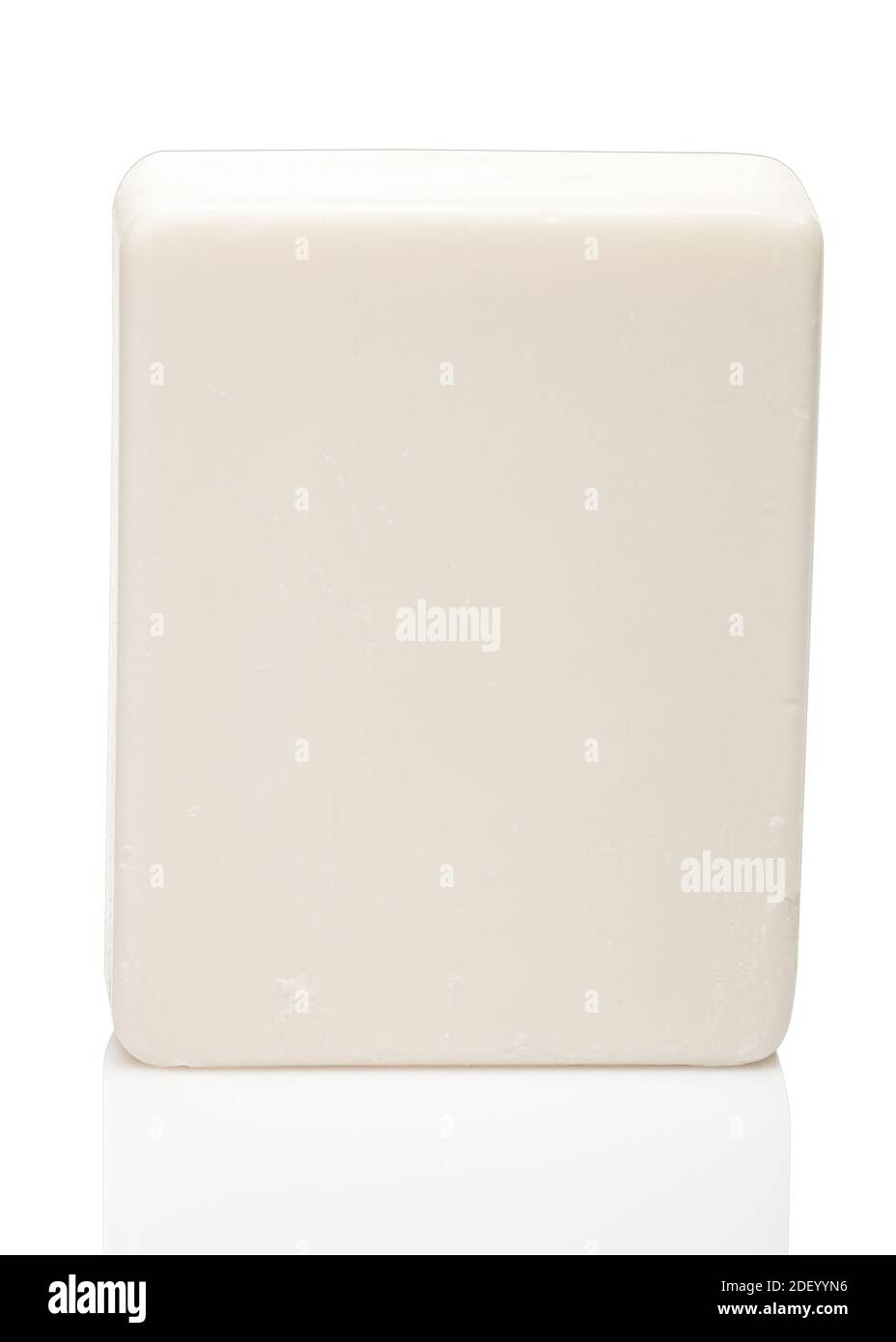 Rectangular piece of soap isolated on a white background Stock Photo ...