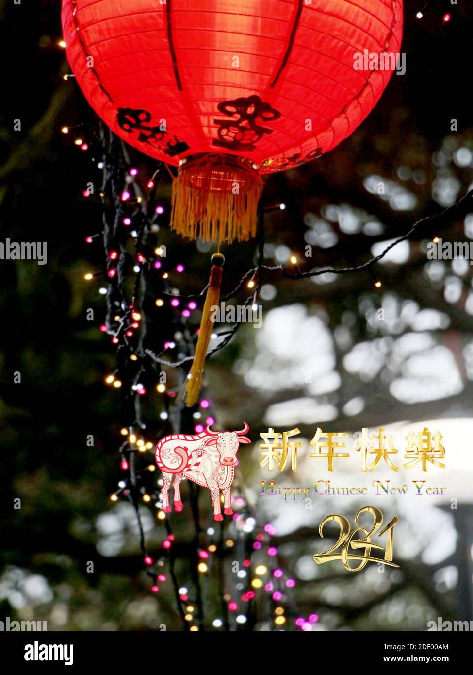 Happy chinese new year 2021 card Stock Photo - Alamy