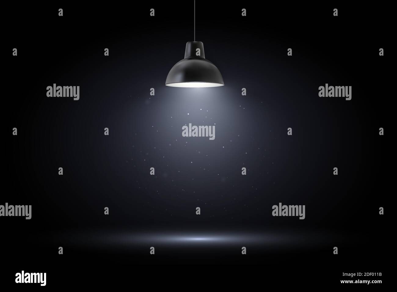 Dark Room With Spotlight