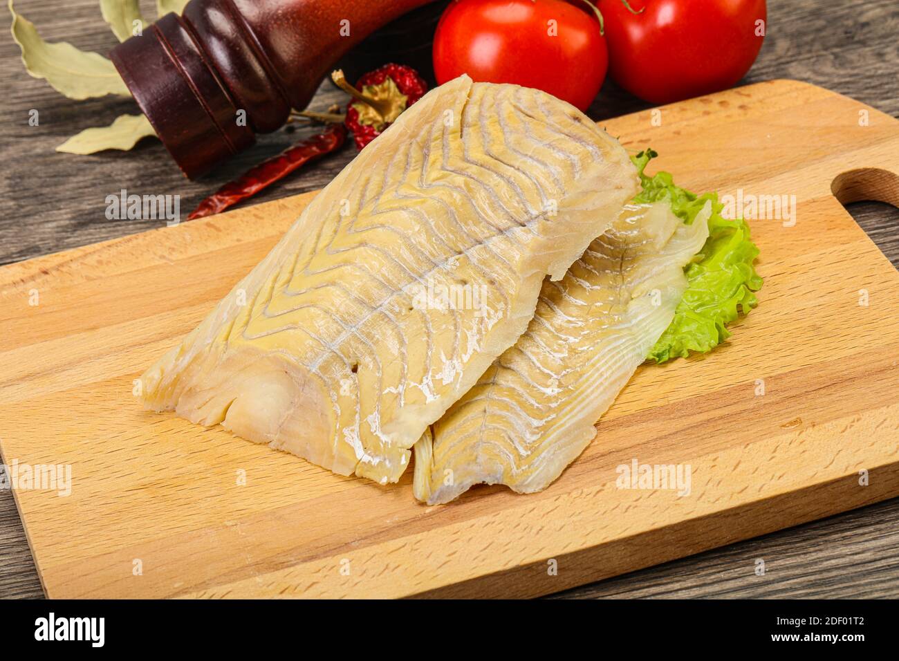 Raw cod fish fillet for cooking Stock Photo - Alamy