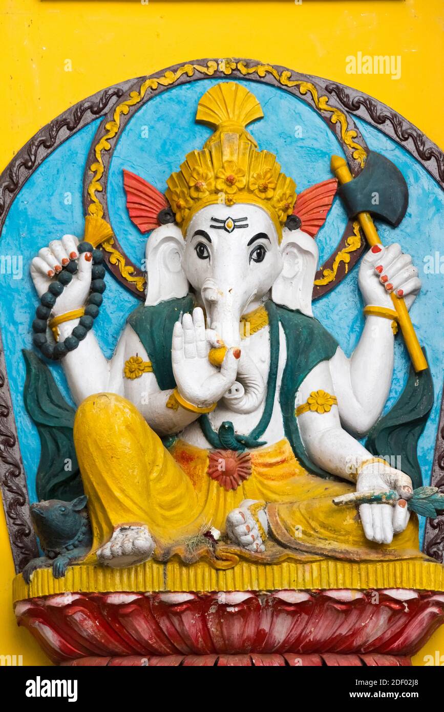 Relief painting of Ganesha in Pashupatinath Temple, UNESCO World ...