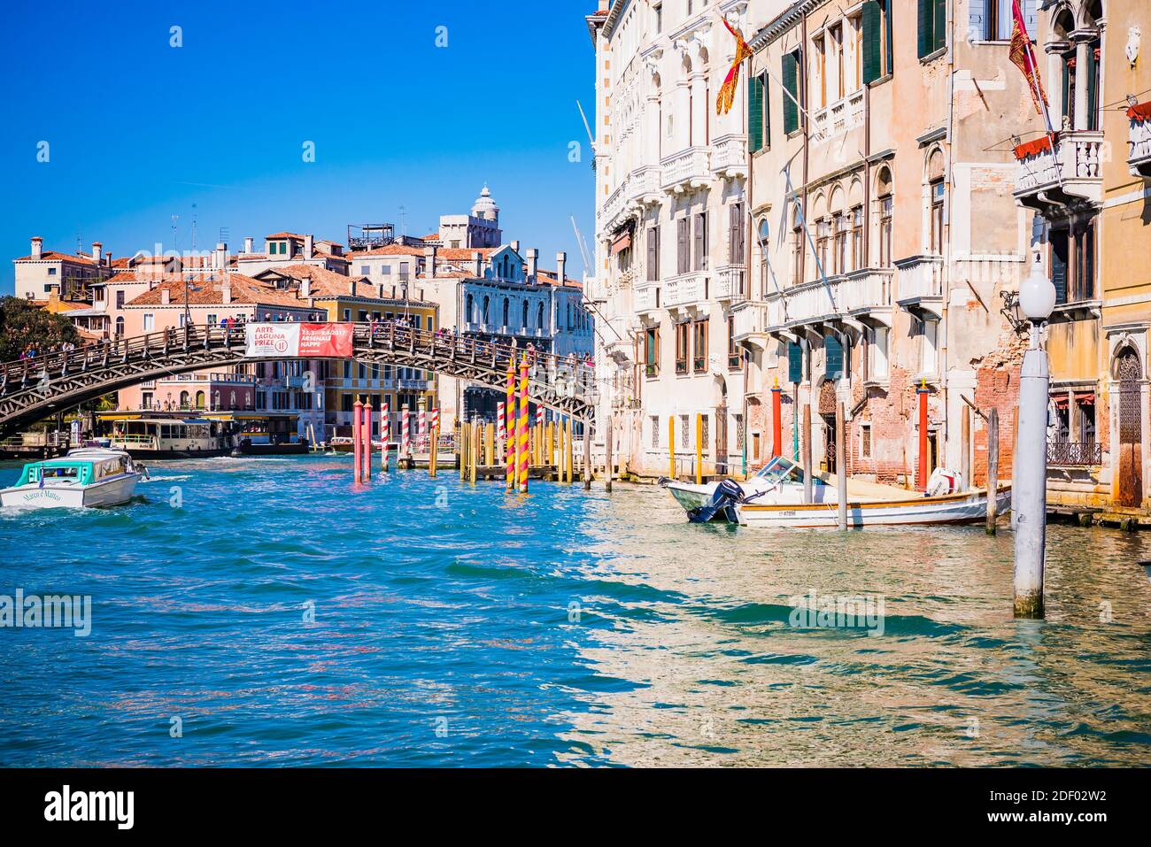 The Ponte dell'Accademia is one of only four bridges to span the Grand ...