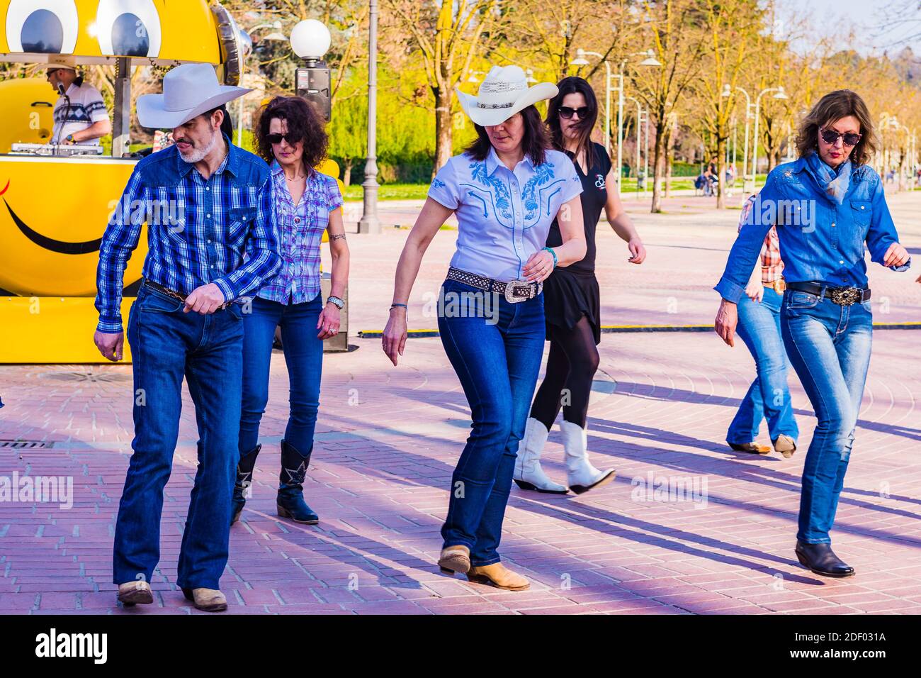 Line Dancing High Resolution Stock Photography and Images - Alamy