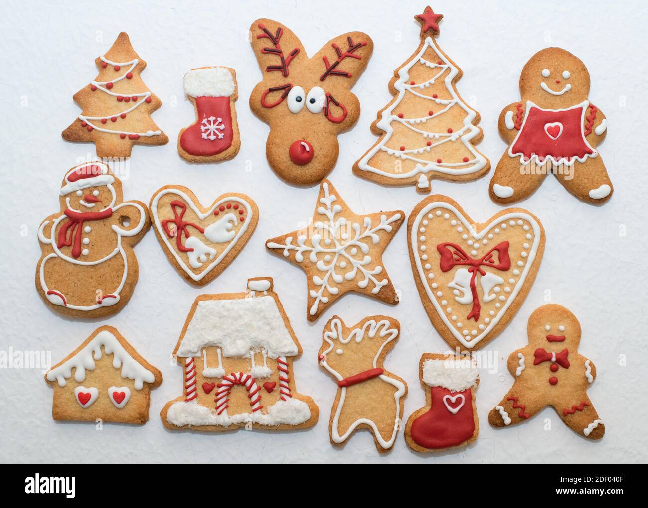 Gingerbread traditional gingerbread Christmas. Beautifully decorated ...