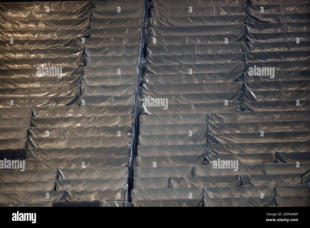 Dortmund, Deutschland. 02nd Dec, 2020. Empty spectators and seats in ...