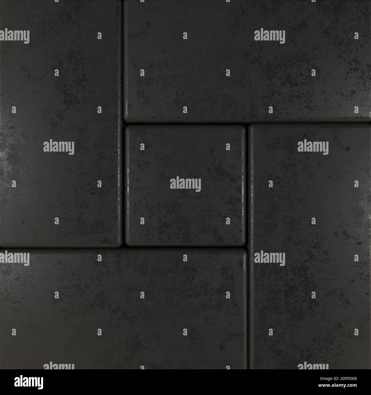 3d dark black cubes pattern background, 3d render illustration Stock ...