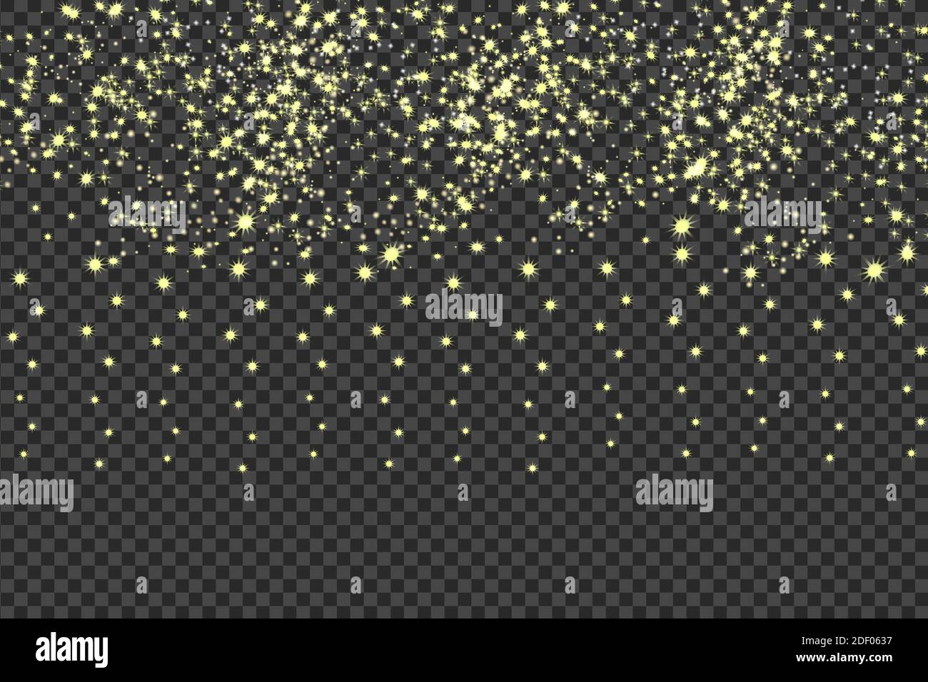 Falling stars effect on checkered background.Explosion in the universe ...