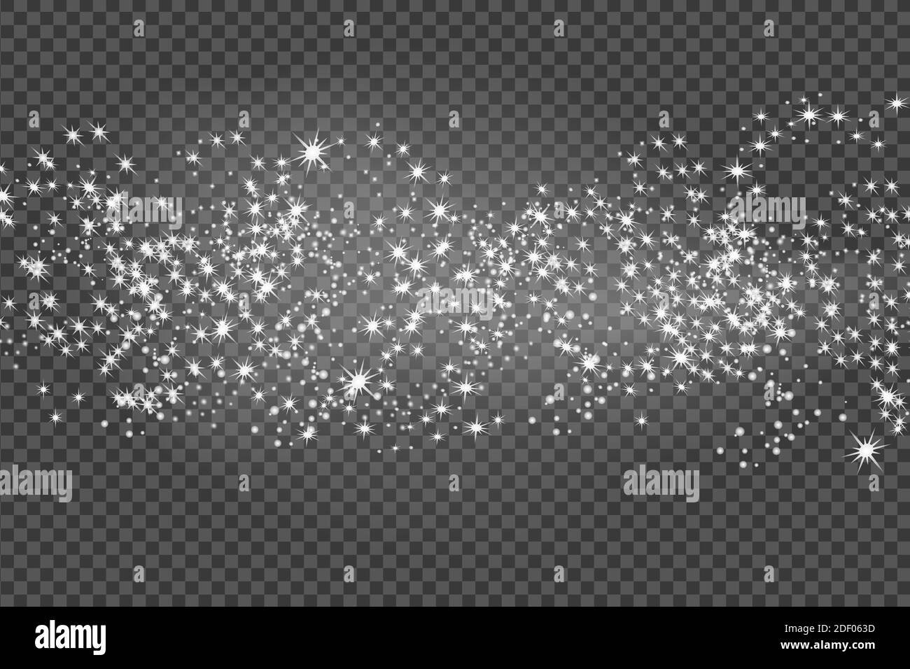 Falling stars effect on checkered background.Explosion in the universe ...