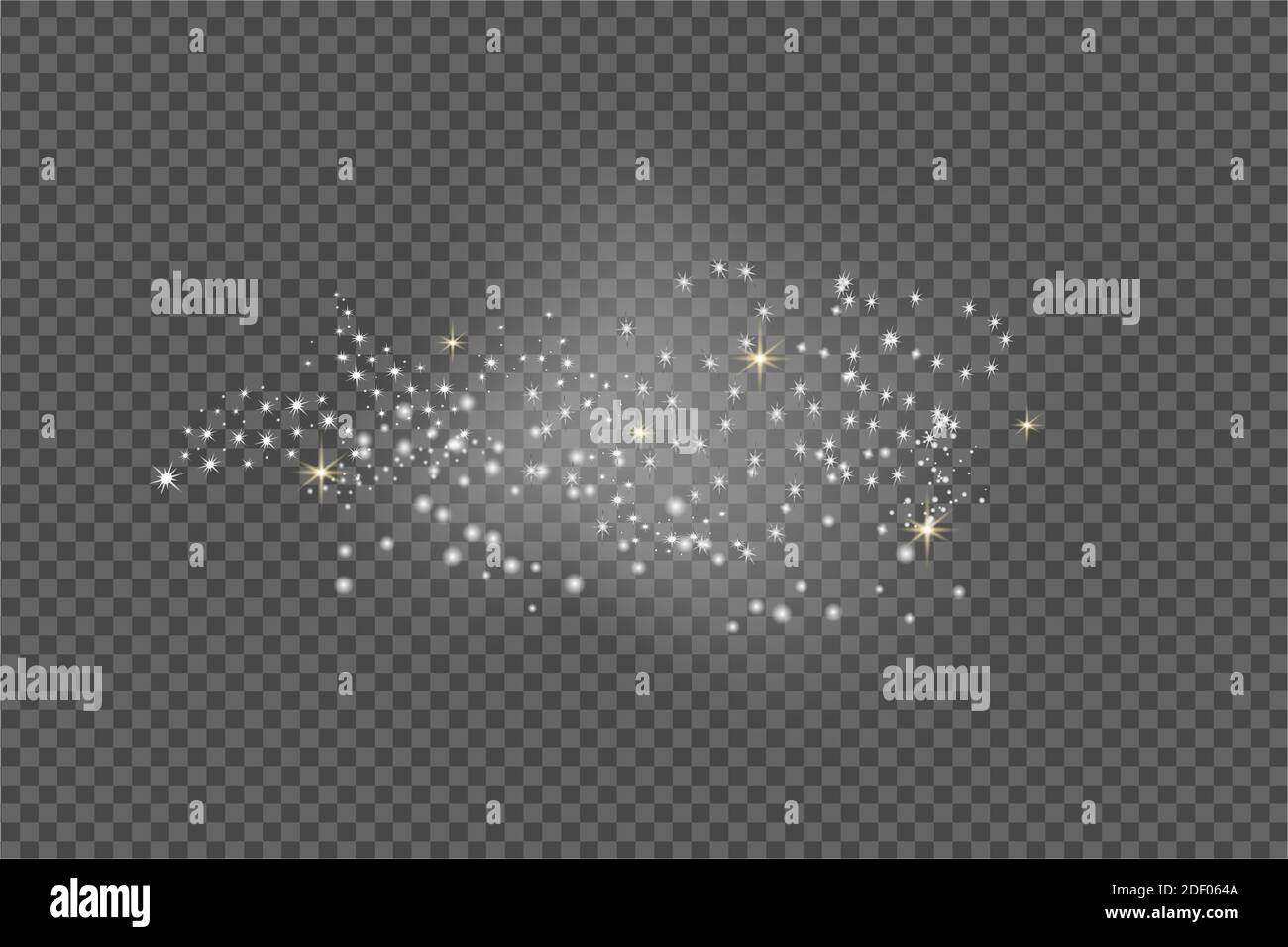 Falling stars effect on checkered background.Explosion in the universe ...