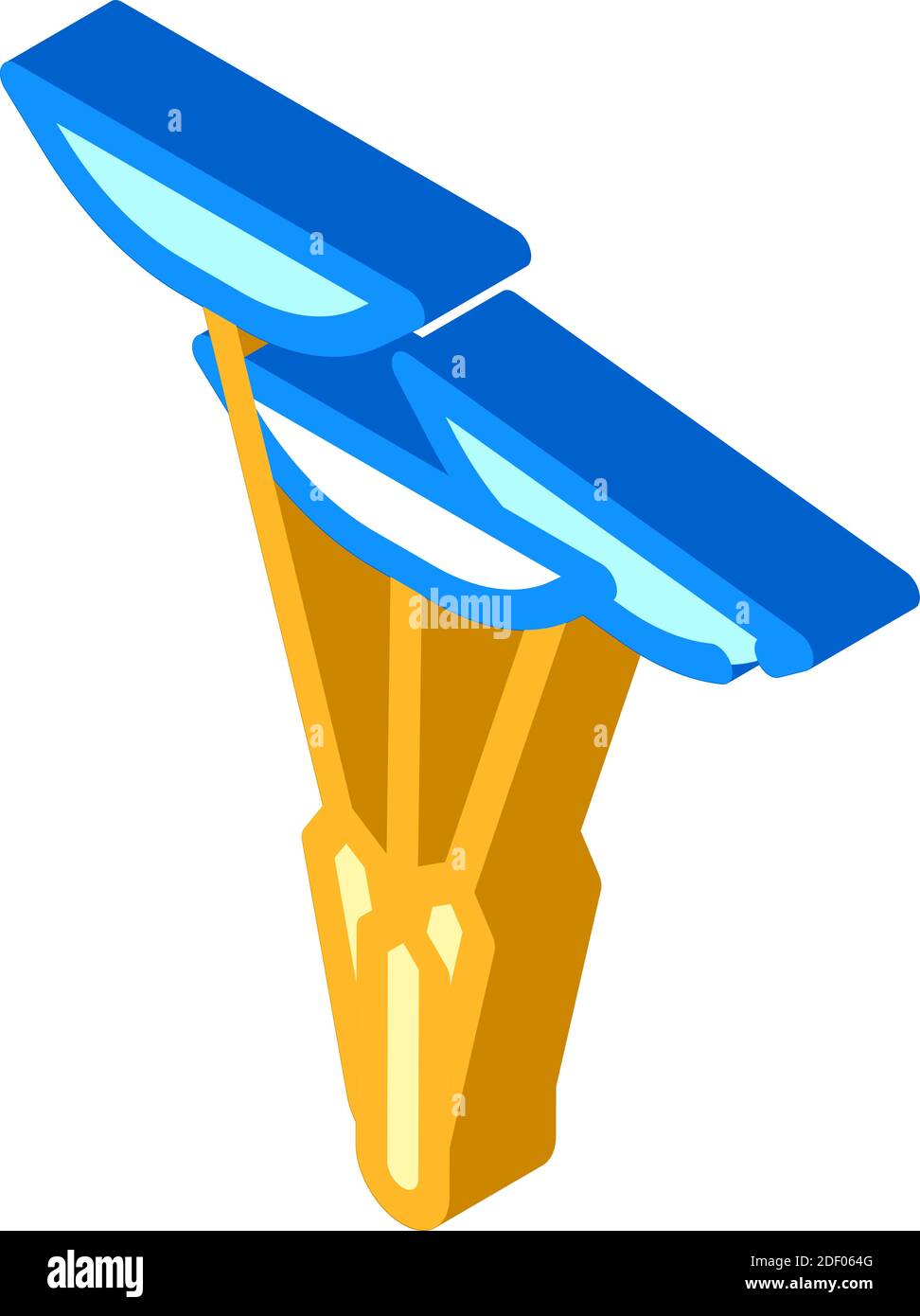 balancing plates isometric icon vector illustration color Stock Vector ...