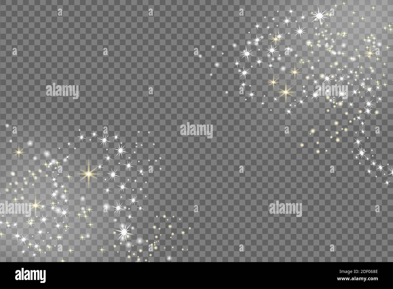 Falling stars effect on checkered background.Explosion in the universe ...