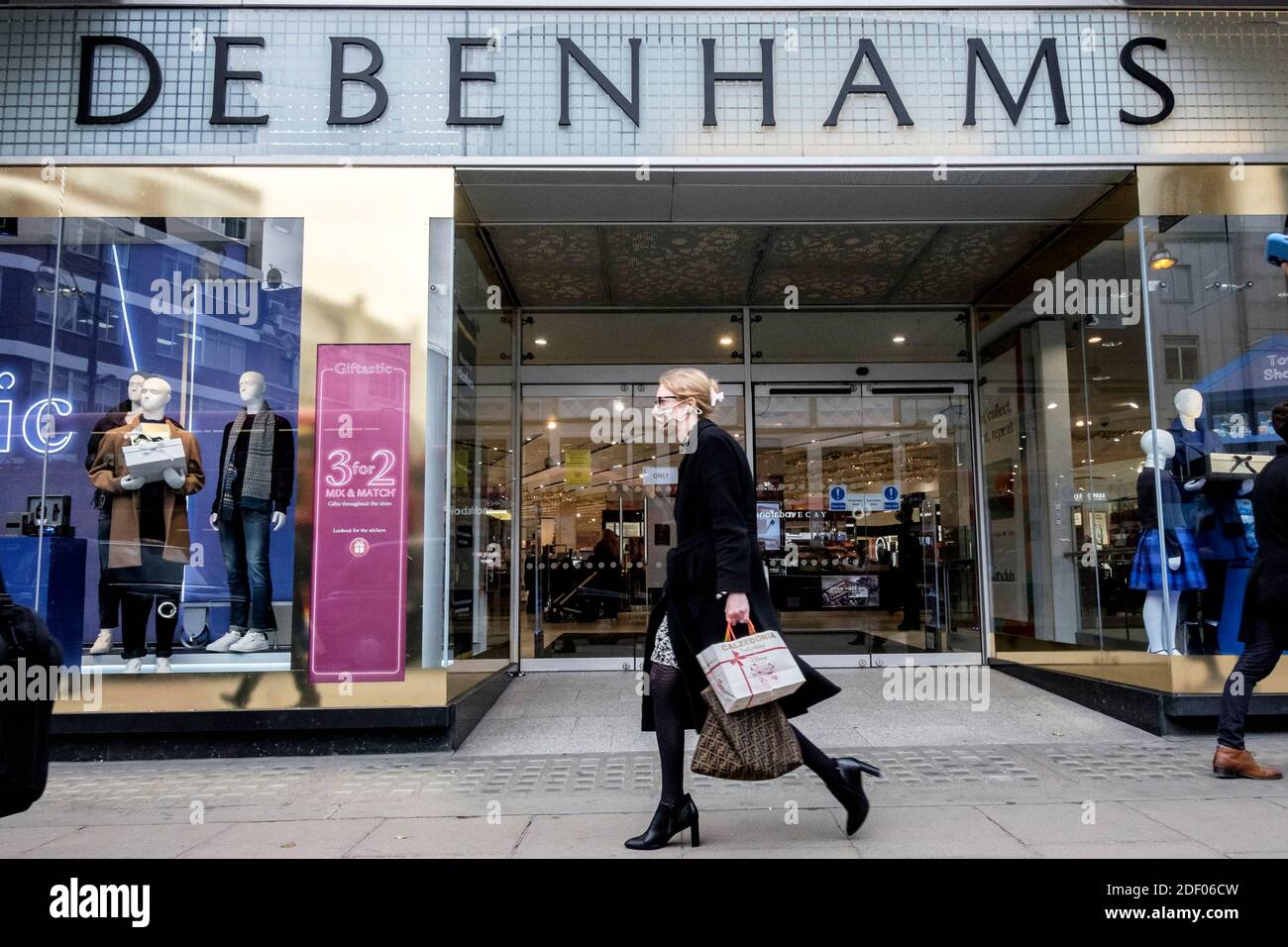 Debenhams department store on Oxford street, London UK Stock Photo - Alamy