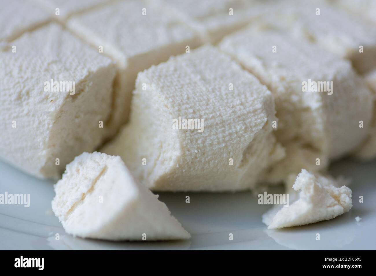 Homemade Paneer, fresh Indian cottage cheese Stock Photo - Alamy