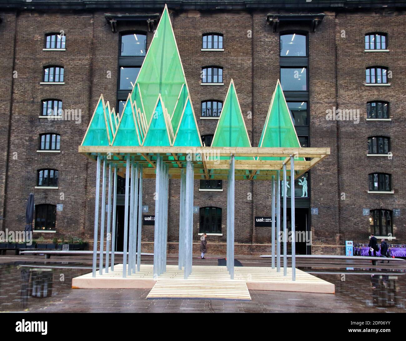 London, UK. Electric Nemeton Tree. King's Cross, London's newest ...