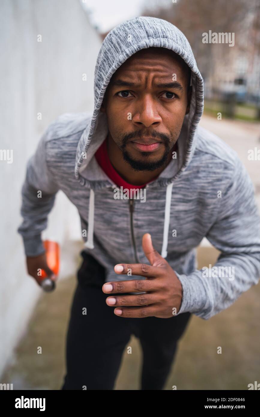 Male man running up stairs hi-res stock photography and images - Alamy