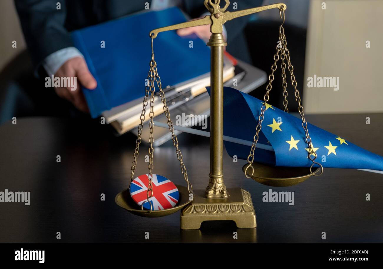 Brexit, European Union Flag With Great Britain Flag on a Jacket Icon ...