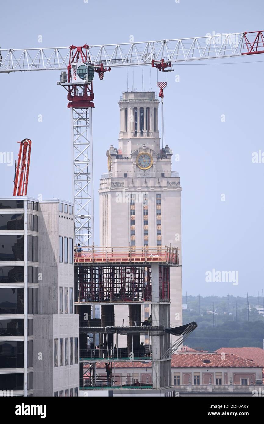 The iconic University of Texas Main Building, also known at the UT ...