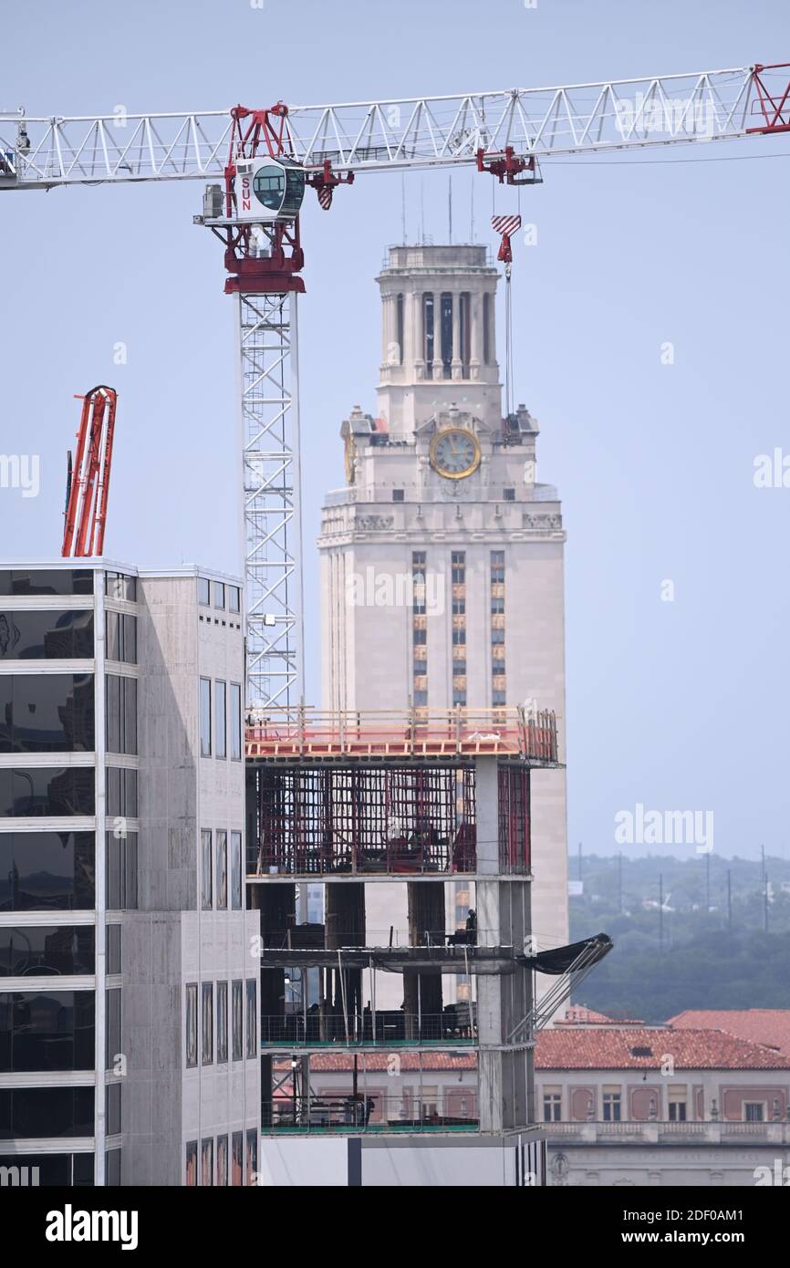 The iconic University of Texas Main Building, also known at the UT ...