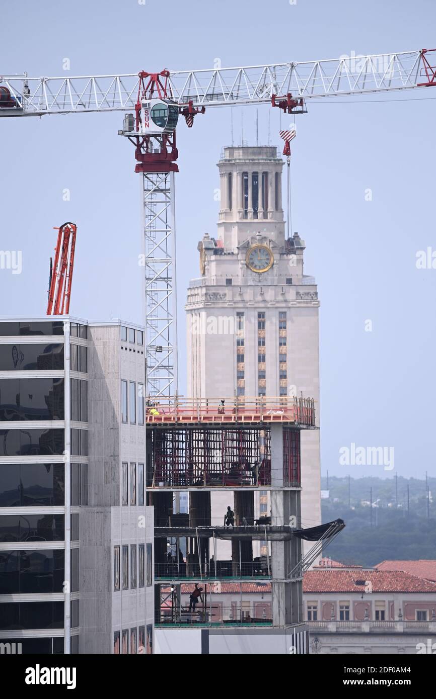 The iconic University of Texas Main Building, also known at the UT ...