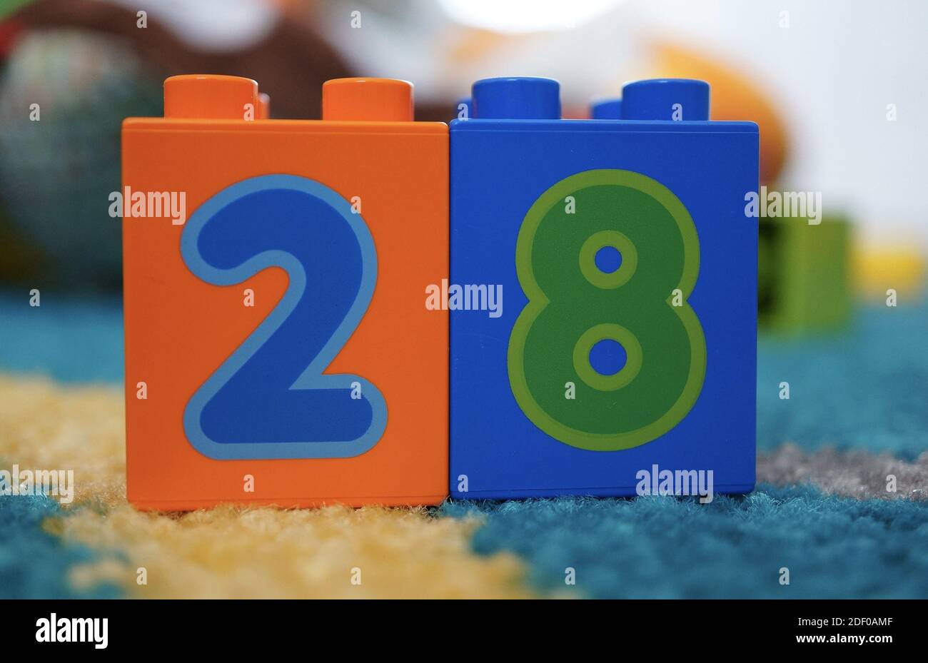 Duplo numbers hi-res stock photography and images - Alamy