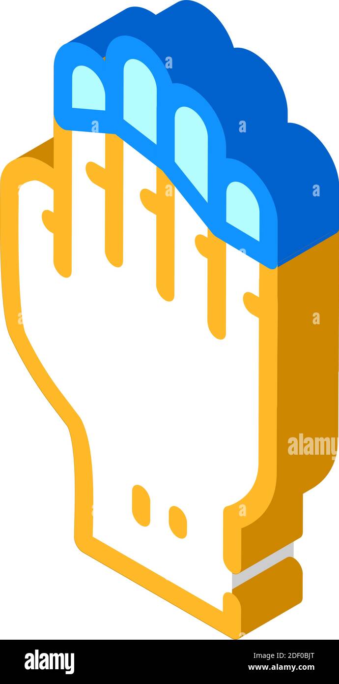 cyanosis disease isometric icon vector illustration color Stock Vector ...