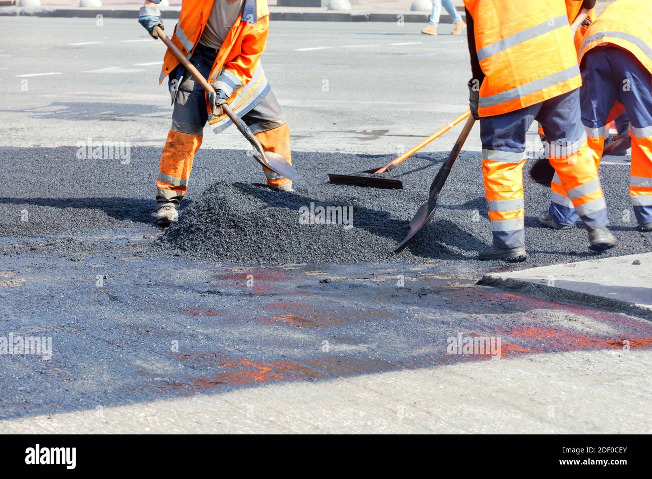 Overalls construction workers group hi-res stock photography and images ...