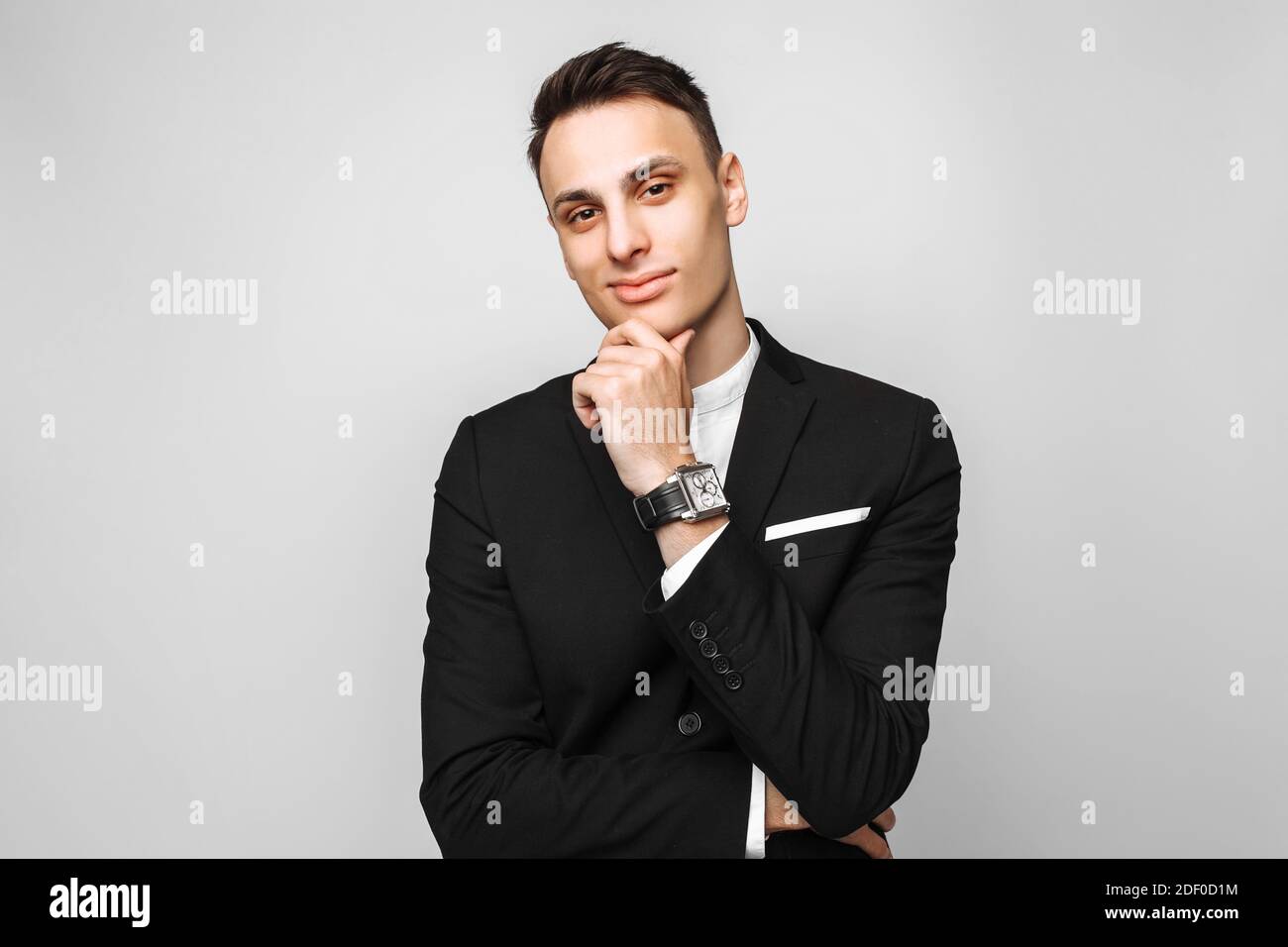 Classic black suit hi-res stock photography and images - Alamy
