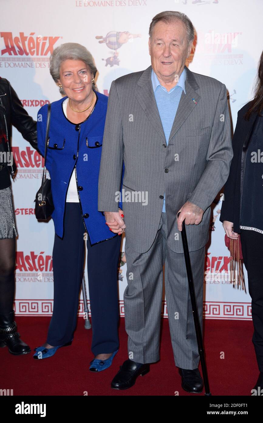 File - Albert Uderzo Dies At 92 - Ada Milani and Albert Uderzo ...