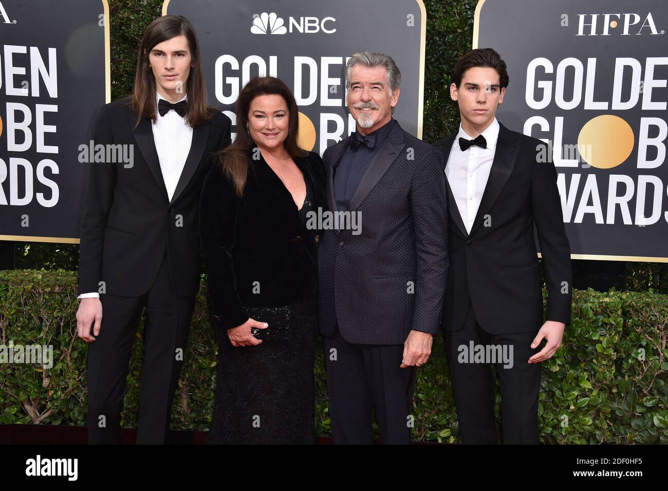 Dylan Brosnan, Keely Shaye Smith, Pierce Brosnan, and Paris Brosnan ...