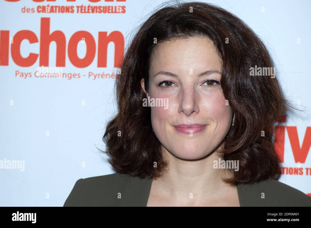 Helene Degy assiste a la Conference de Presse du Festival de Luchon ...