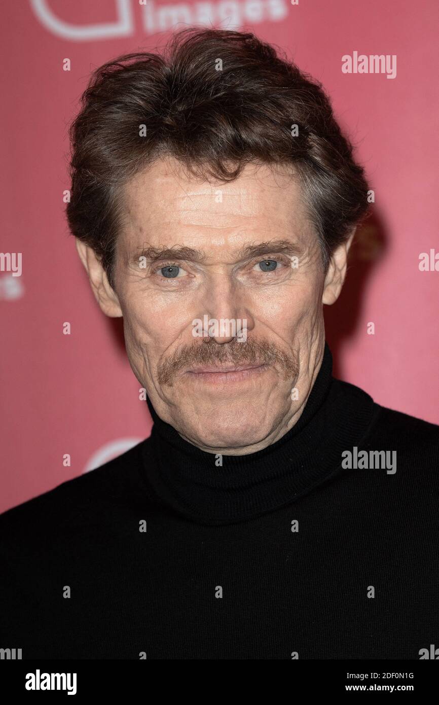 Willem Dafoe poses during a photocall at Forum des Halles on January 8 ...