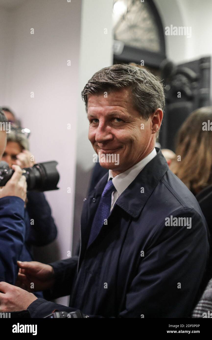 Nicolas Florian, mayor of Bordeaux and candidate for the municipal ...