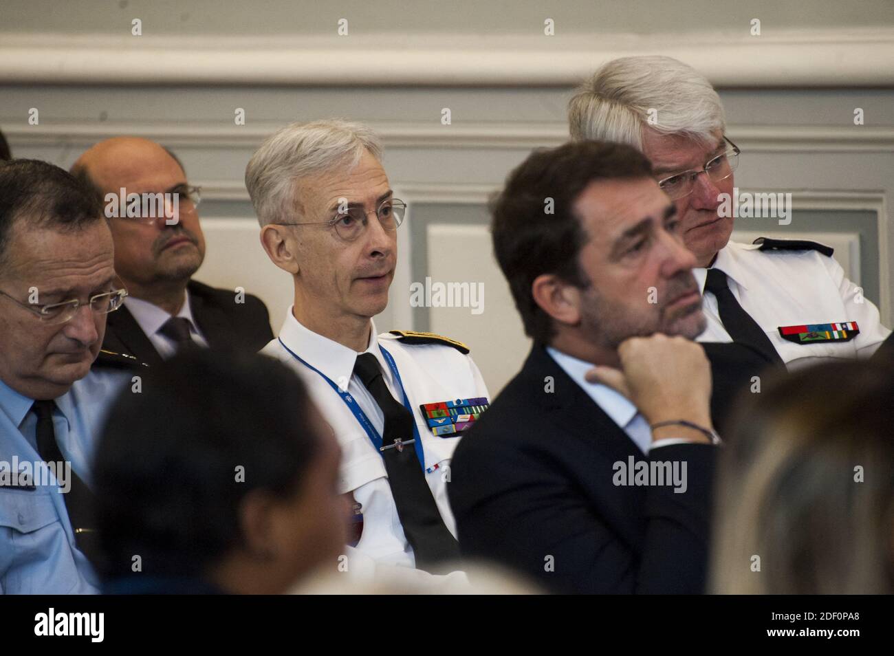 French Interior Minister Christophe Castaner and Paris Police Prefect ...