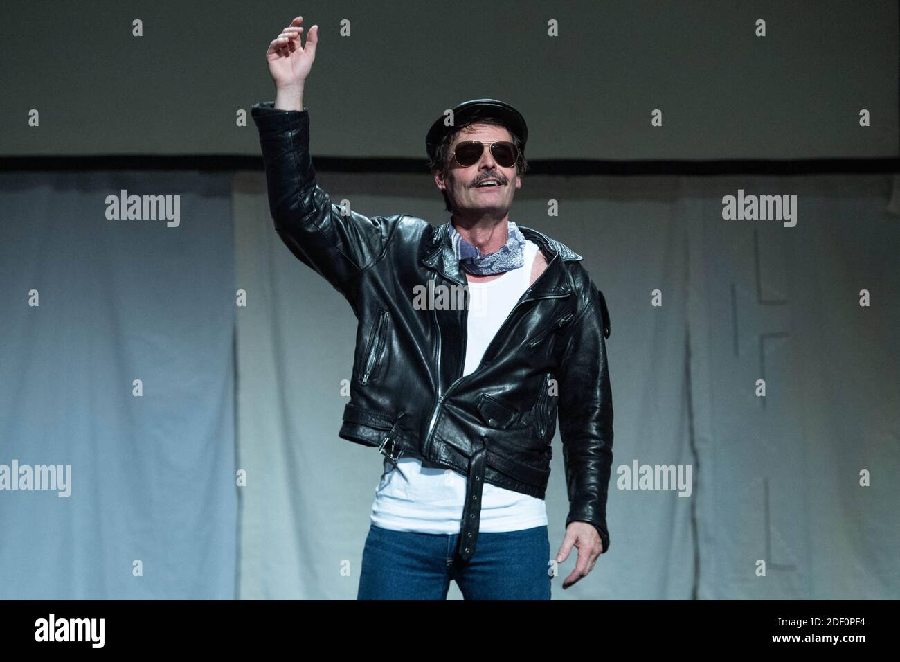 Cedric Colas participe au filage de la piece La Megere Apprivoisee a l ...