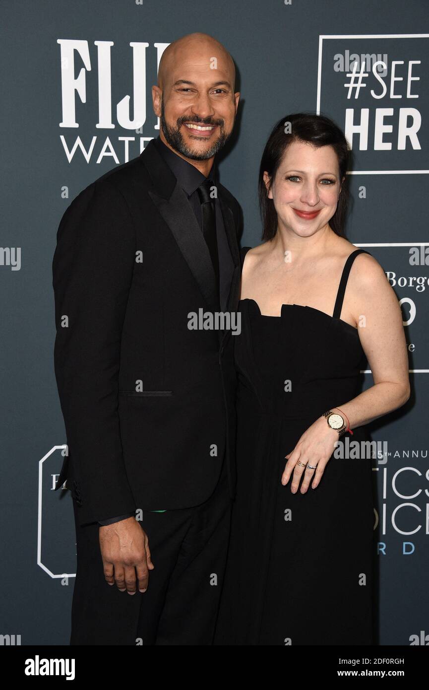 Keegan-Michael Key, Elisa Key attend the 25th Annual Critics' Choice ...