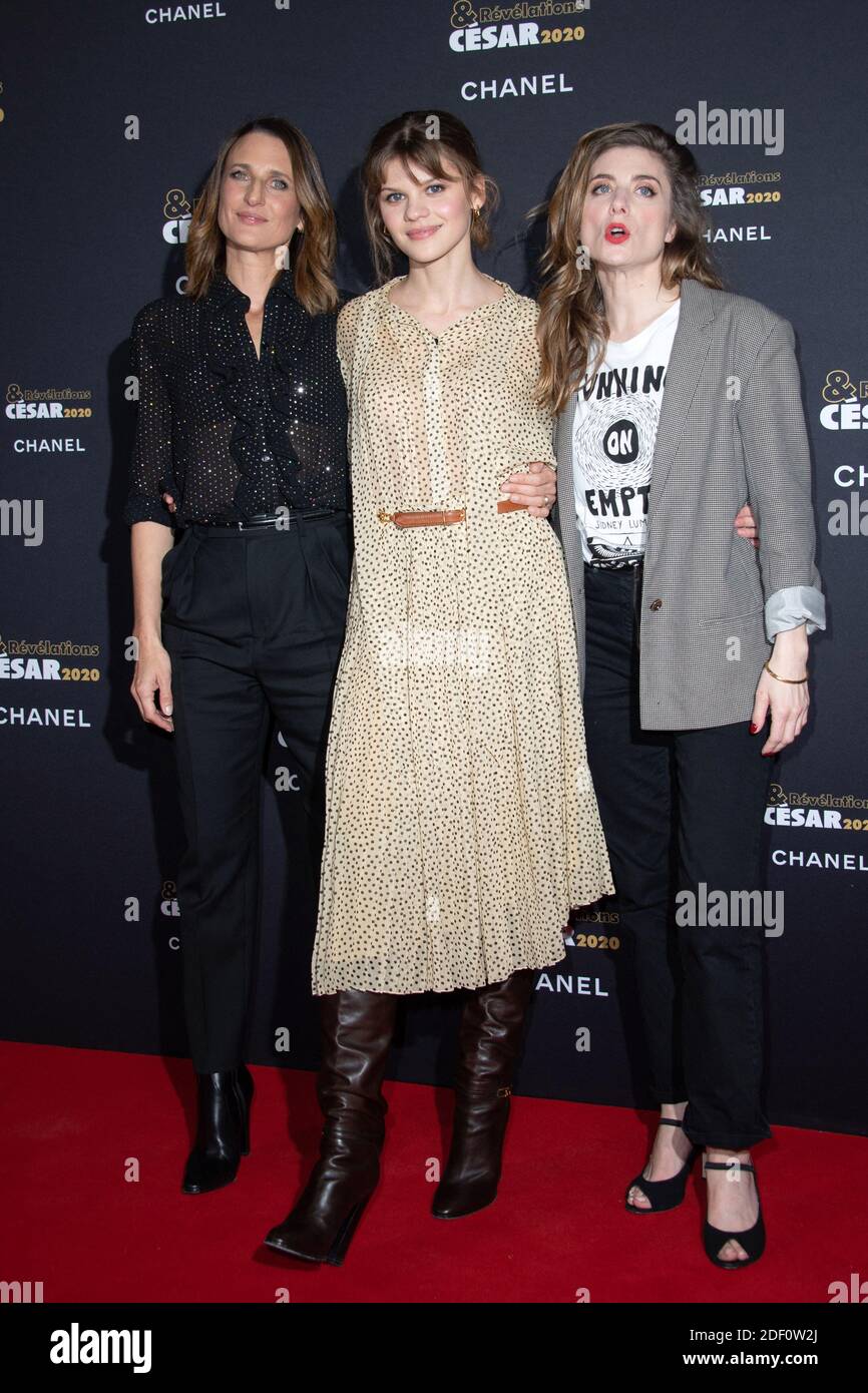 Camille Cottin, Celeste Brunnquell and Sarah Suco attending the Cesar ...