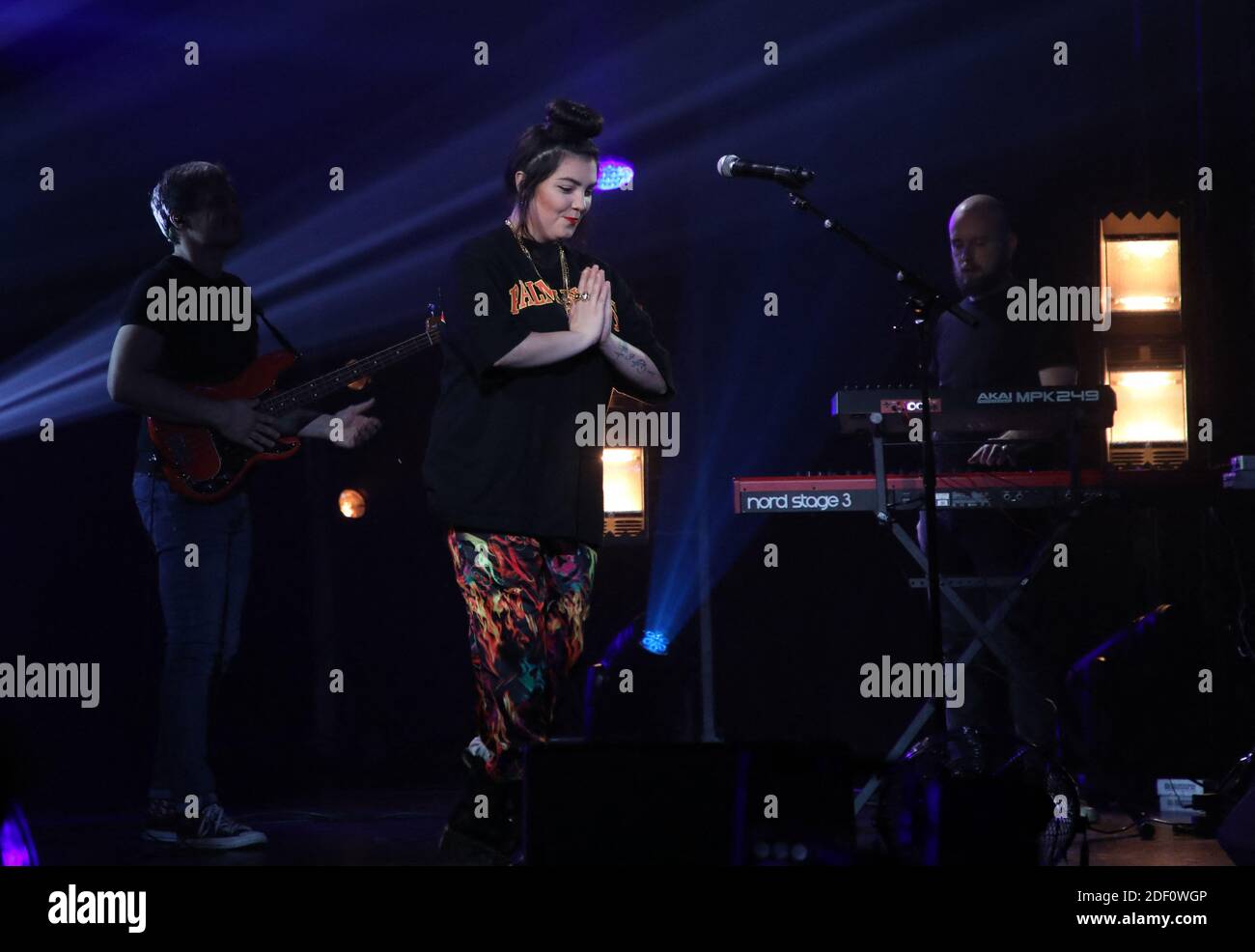 Hoshi lors du concert des Révélations des 'Victoires de la Musique' au ...