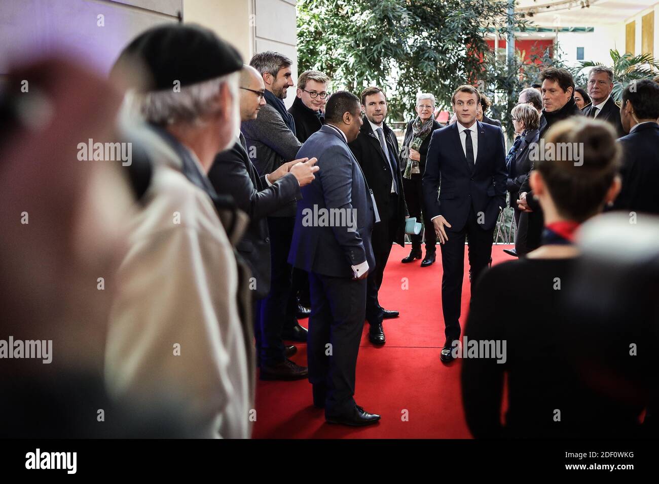 French mathematics teacher Pierre Coste shakes hands with French ...