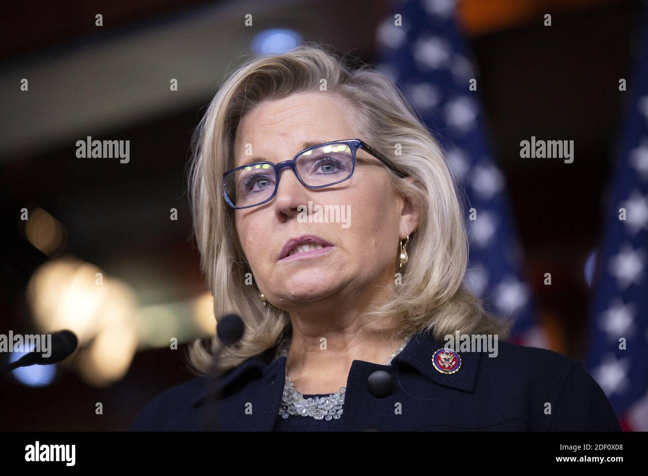 United States Representative Liz Cheney (Republican of Wyoming) speaks ...