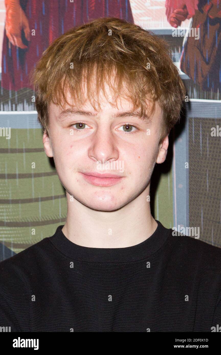 Thomas Gioria attends Adoration film premiere at UGC Les Halles in ...