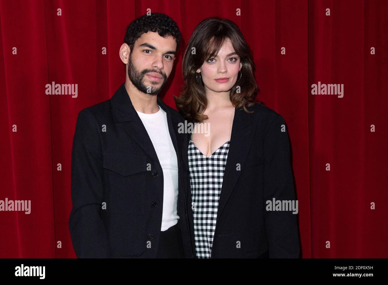 Sami Outabali and Emma Mackey attending the Ami Alexandre Mattiussi ...