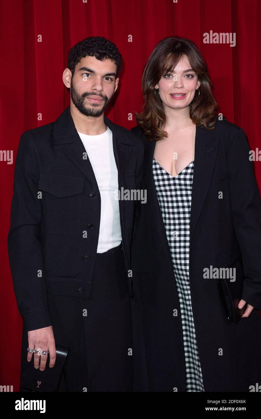 Sami Outabali and Emma Mackey attending the Ami Alexandre Mattiussi ...