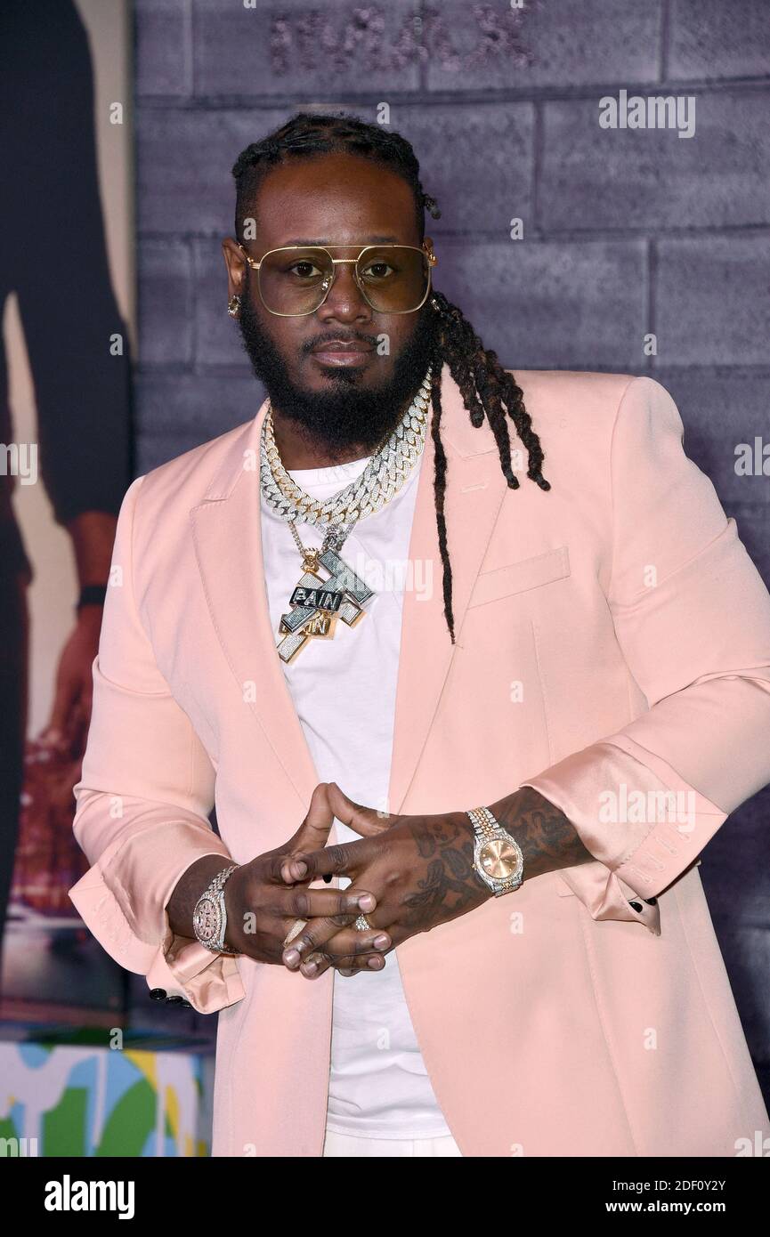 T-Pain attends the premiere of Columbia Pictures' "Bad Boys For Life ...